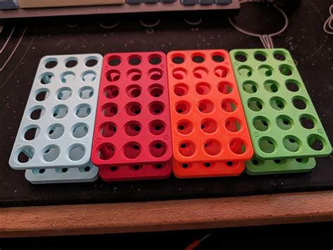 Eppendorf Tube Holder 6x3 By Uranium235 Makerworld Download Free 3d Models