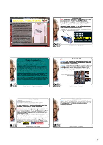 Gcse Pe Revision Notes Teaching Resources