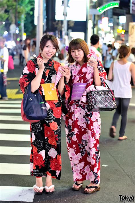 Yukata Pictures Jingu Gaien Fireworks X Harajuku