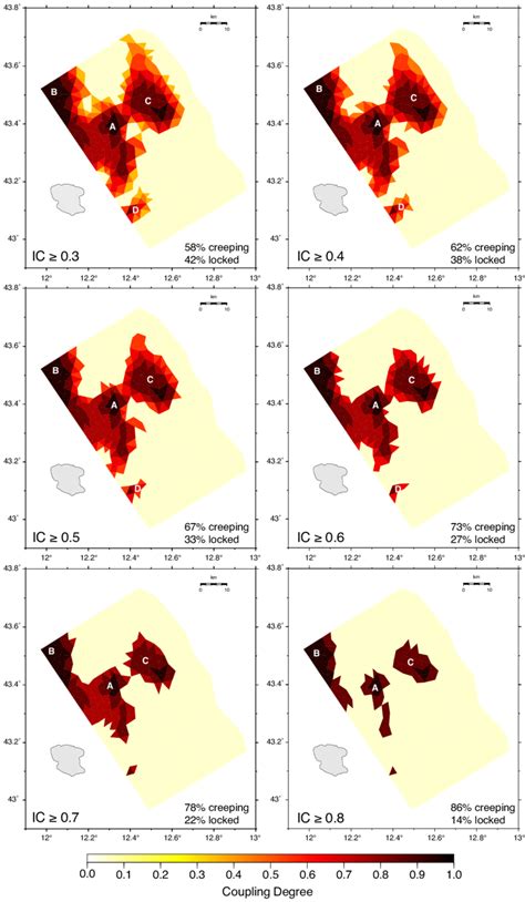 Figure S6 Atf Surface Patches With Interseismic Coupling Ic Values Download Scientific