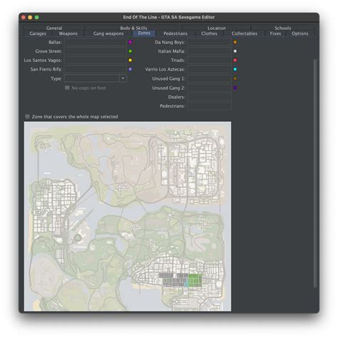 Unable To Adjust The Zones In The Jar Or The Deb Versions Issue Gtasa Savegame Editor