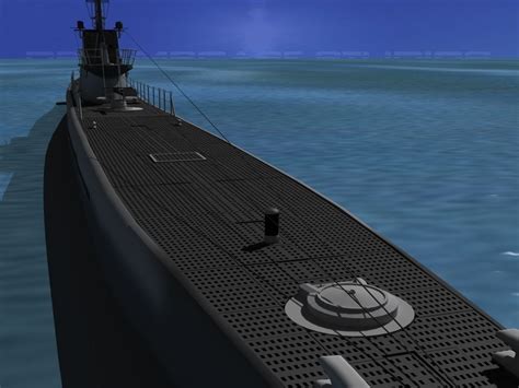 Balao Class Submarine Ss298 Uss Lionfish Vhp 3d Model Rigged Max Obj