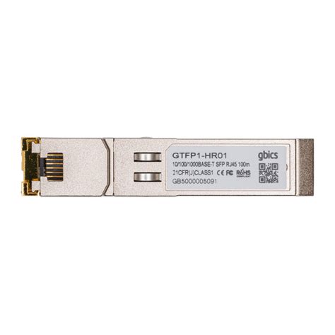 Wg8584 Watchguard Compatible 10 100 1000base T Sfp Copper Rj 45 100m Transceiver Module