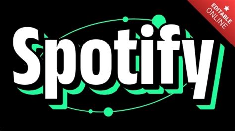 Spotify Logo Text Effect Generator
