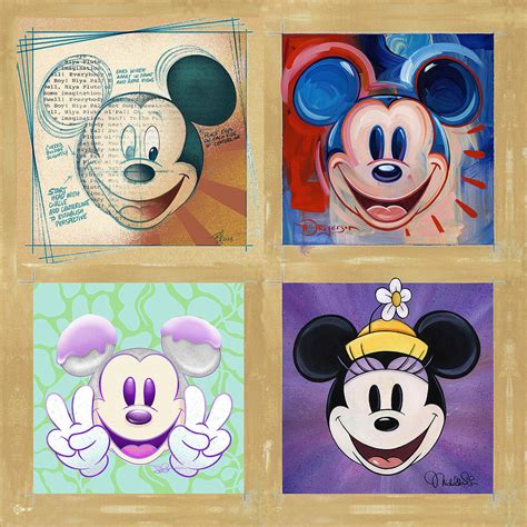 Four By Four Disney 100 Special Release Magic Of Disney Art