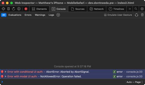 Calling Startauthentication With A Pending Conditional Ui Auth Fails In