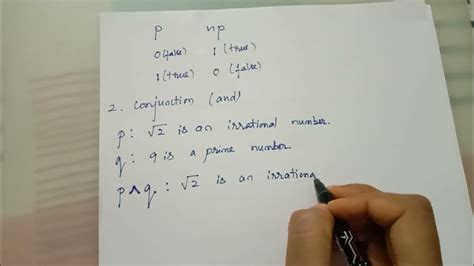 Discrete Mathematical Structures Mathematical Logic Basic Connectives And Truth Tables Youtube