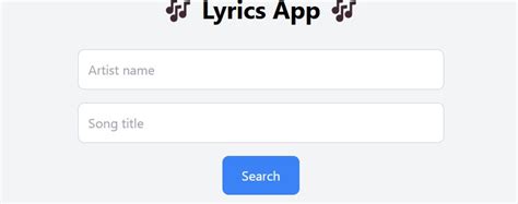 React Webdevelopment Lyricsfinder Opensource Javascript Saurabh Singh