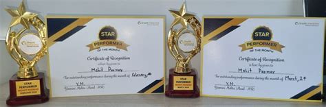 Mohit Parmar On Linkedin Starperformer Recognition Gratitude Teamwork Achievementunlocked