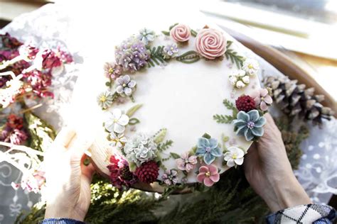 심화과정 자수 앙금플라워 떡케이크 클래스 솜씨당