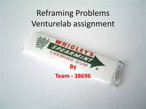 Reframing Problems Ppt