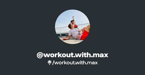 Workoutwithmax Linktree