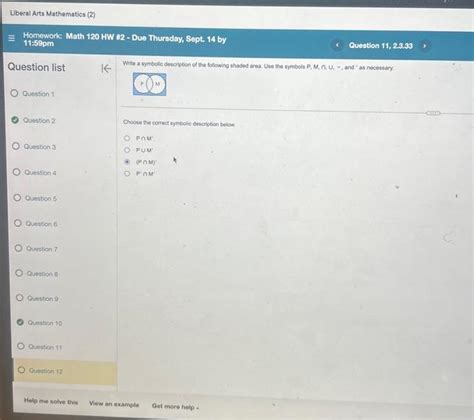 Solved Estion List K Write A Symbolic Description Of The