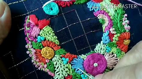 151 Beautiful Embroidery From Very Basic Stitches Hindi Urdu Youtube