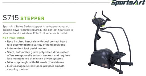 Sports Art S715 Status Stepper Advantage Fitness Products