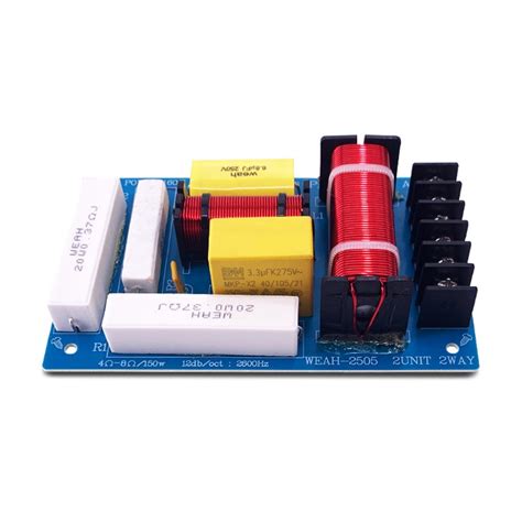 Jixopn 200w Frequency Dividers Solderless 2 Way Audio Hifi Filter