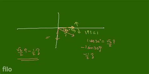 If Unit Vector I Is Rotated Through An Angle Of Clockwise Then N