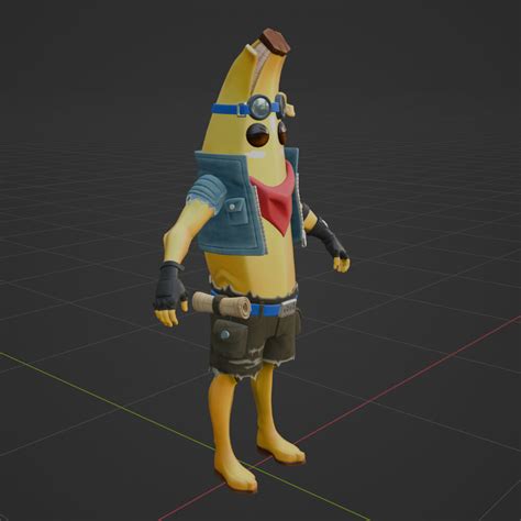 Adventure Peely Fortnite 3d Model By Catarifrangente