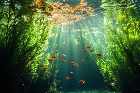 Assessing The Health Of Aquatic Ecosystems Ar Generative Ai Premium Ai Generated Image