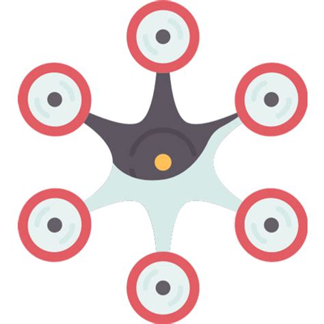 Hexacopter Multirotor Aircraft Propeller Drone Icon Download On Iconfinder