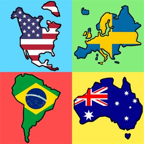 Flags Of All World Continents Iphone And Ipad Game Reviews