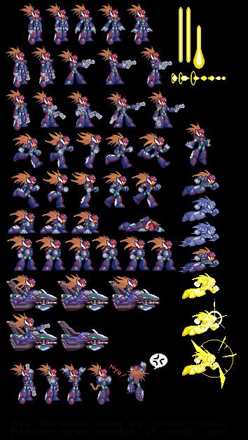 Axl Sprite Sheet By Fuwa2 Kyara On Deviantart