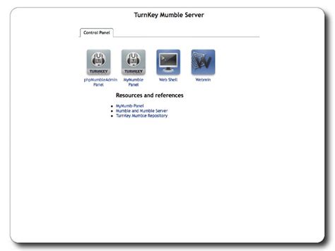 mumble server turnkey gnu linux