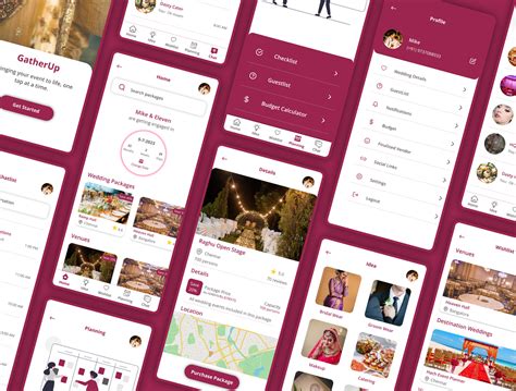 Gatherup Event Planning App Ui Design On Behance