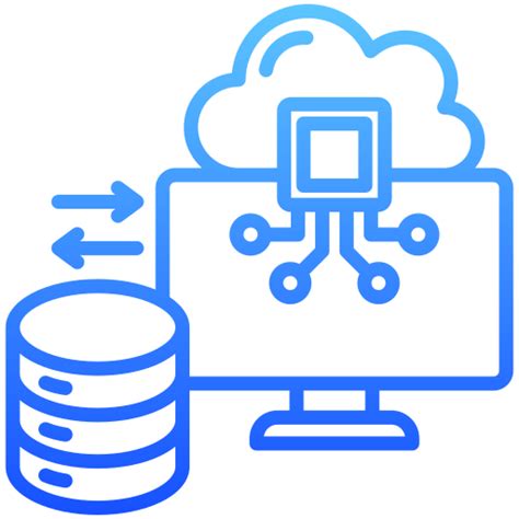 Edge Computing Generic Gradient Outline Icon