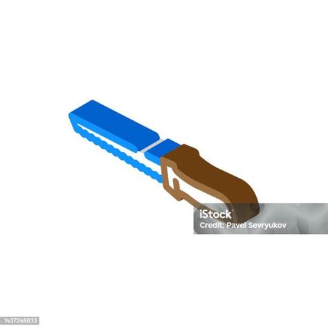 벽판은 아이소메트릭 아이콘 벡터 일러스트 레이 션을 보았다 강철에 대한 스톡 벡터 아트 및 기타 이미지 강철 공예 금속 Istock