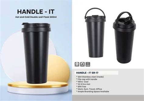 500 Ml Stainless Steel Handle It Hot And Cold Double Wall Flask At ₹ 300 Piece In New Delhi