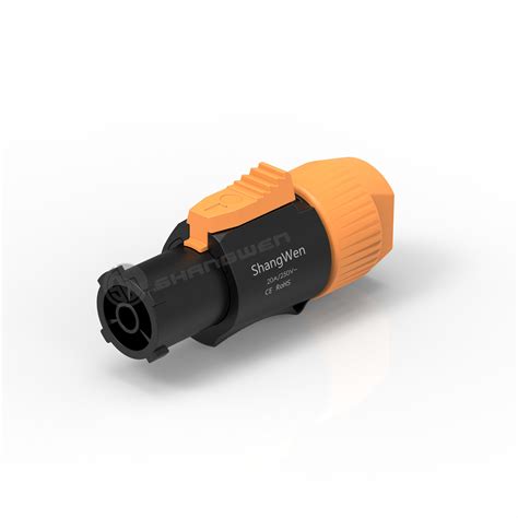 Industrial Male And Female Power Connector Waterproof Ip65 Outdoor