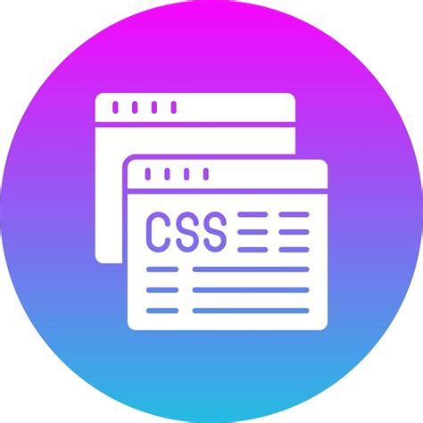Premium Vector Css Coding Icon