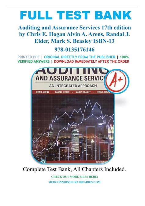 Test Bank For Auditing And Assurance Services 17th Edition Alvin A Arens Randal J Elder Mark