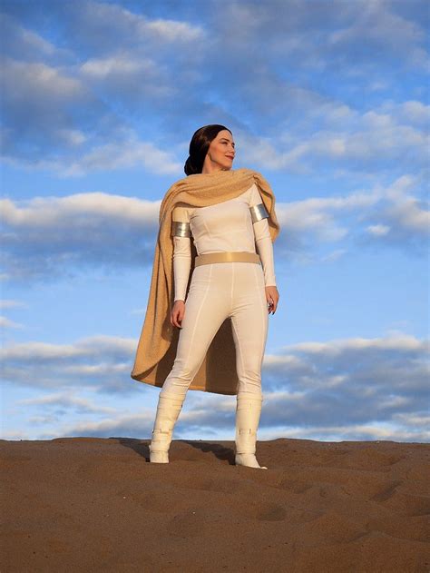 Padme Amidala Geonosis Battle Arena Costume Star Wars Cosplay Made