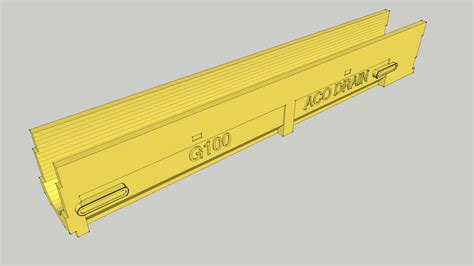 Aco Modular Drainage System 3d Warehouse