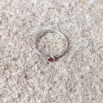 Ruby Stacking Ring Ancient Awe Collection By Lily McCallin