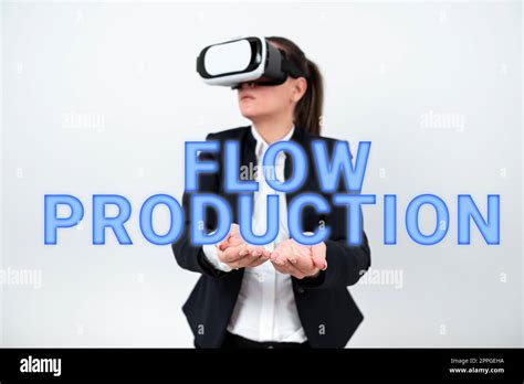 Conceptual Display Flow Production Internet Concept Items Are Produced