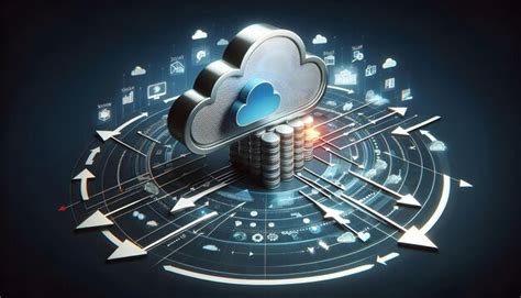 Photo Realistic As Cloud Computing Scalability And Flexibility With Arrows And Cloud Icons