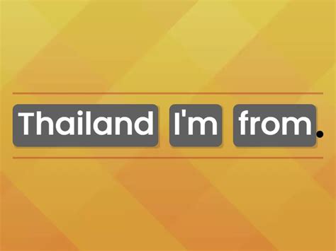 Self Introduction Games Unjumble