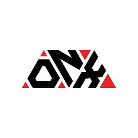 Desenho De Logotipo De Letra Triangular Onx Com Forma De Triângulo Design De Logotipo Triangular