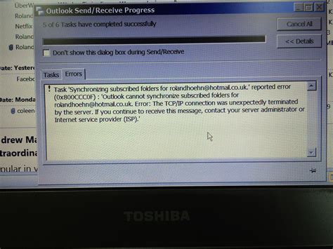 Solved How To Fix Hotmail Email Sychronize Problem With Microsoft Outlook 2010 Experts Exchange