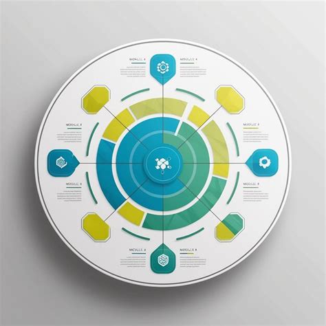 Flat Circular Diagram Infographic Premium Ai Generated Image