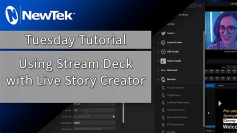 Tuesday Tutorial Using Streamdeck With Live Story Creator Youtube