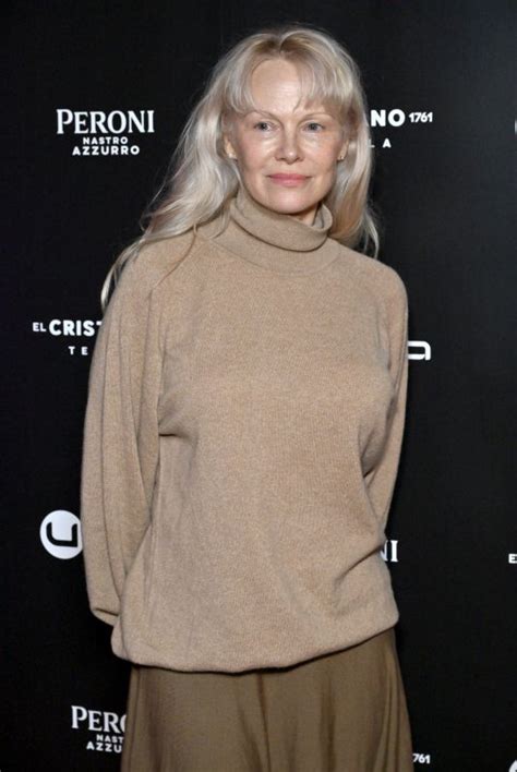 PAMELA ANDERSON At The Last Showgirl Golden Globe Nominations Party In Los Angeles 01 03 2025