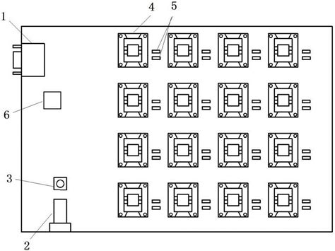 一种批量烧写SPI FLASH的设备的制作方法