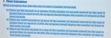 Solved 2 Time Calculator Write A Program That Asks The User