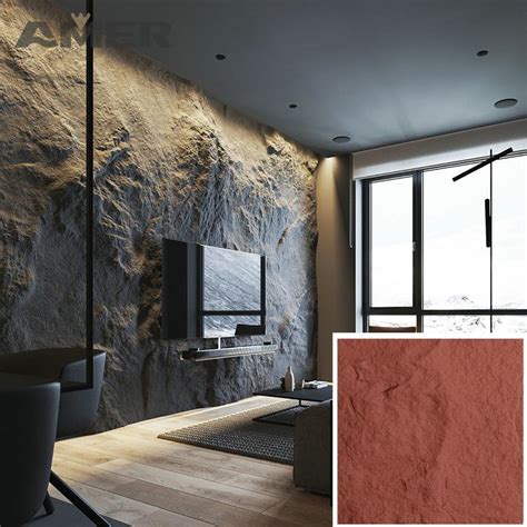 Lightweight Pu Stone Panel Wall Artificial Polyurethane Stone Panel Pu Faux Stone Pu Stone