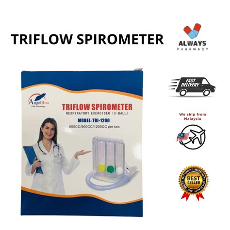 Triflow Spirometer Respiratory Excerciser 3 Ball Shopee Malaysia