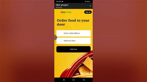 How To Create A Uber Eats Clone Using Html And Css Javascript Ubereats Youtube